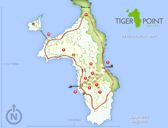 Tiger Point, Belize | TP IC Dev Map - Tiger Point, Belize